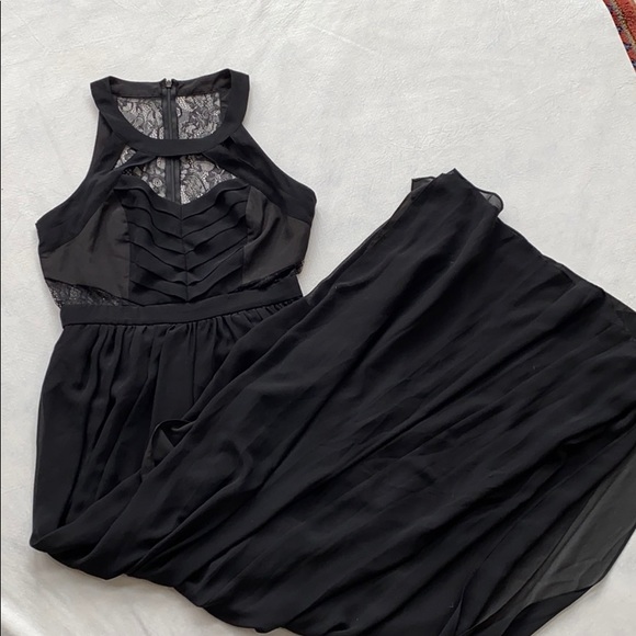 BCBGeneration | Dresses | Bcbg Size 6 Black Lace Prom Dress | Poshmark